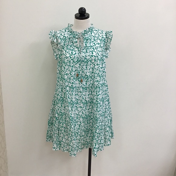 Pinch | Dresses | Nwt Pinch Green Floral Dress M | Poshmark